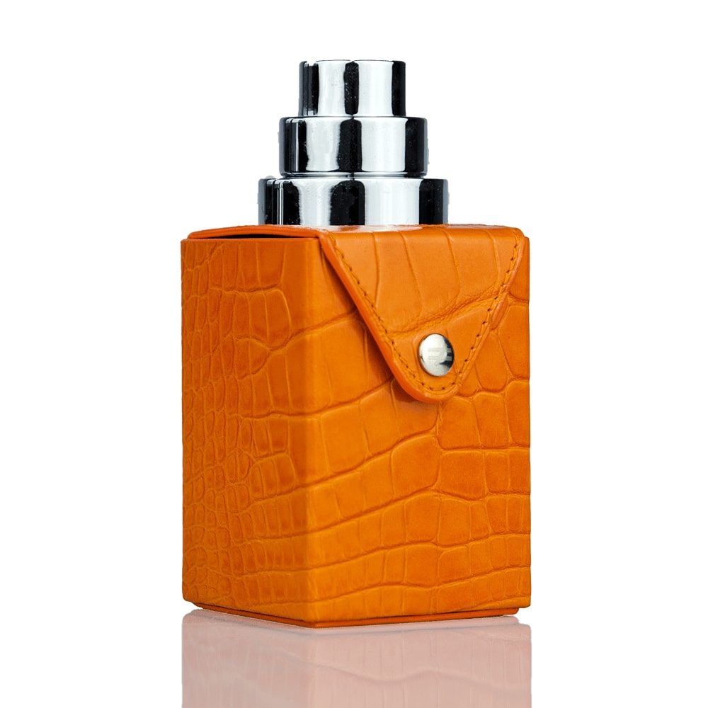 90ml perfume with orange crocodile-embossed case– The Different Company